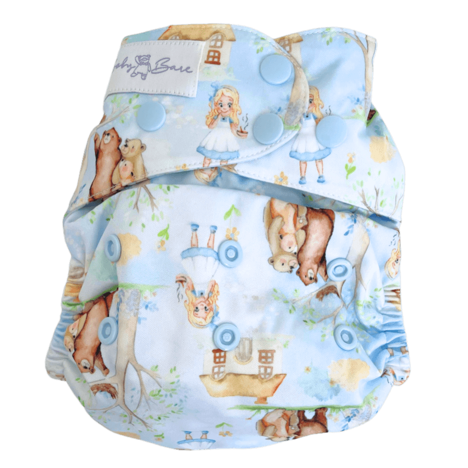 Cloth Nappies- Pocket Nappy Koala Style – Baby Bare Cloth Nappies